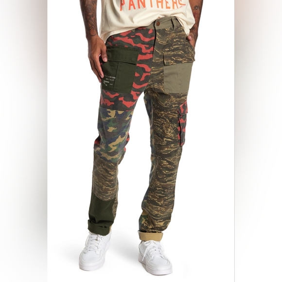 strivers row | Pants | Strivers Row Camp Shield Camo Patchwork Cargo ...